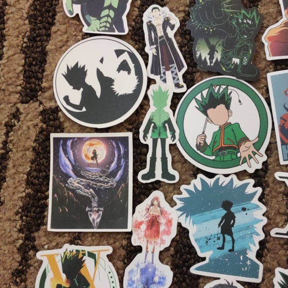 No Brand | Accessories | Hunter X Hunter 5 Pcs Sticker Set Anime | Poshmark